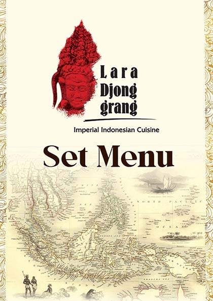 Menu - Lara Djonggrang & La Bihzad bar